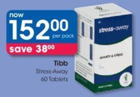 Tibb Stress-Away 60 tablets offer at Clicks