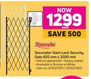 Xpanda securador slam lock security gate 820mm x 2000mm-each offer at Game