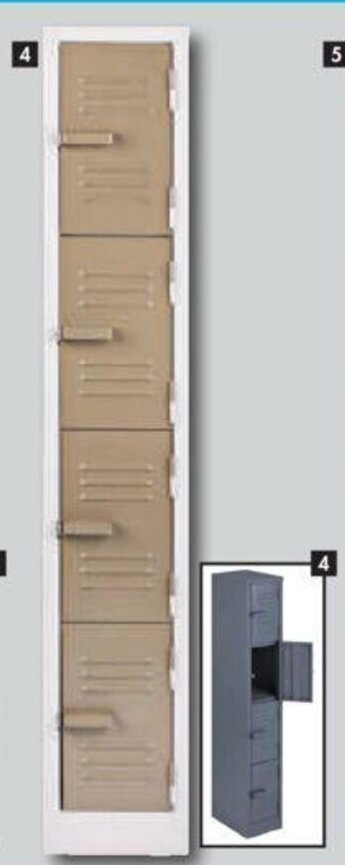 Steel Locker - 4-Tier - 246924 ; 264299 offer at Makro