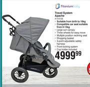 Titanium baby travel system apache offer at Dis-Chem