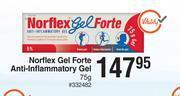 Norflex gel forte anti inflammatory gel-75g offer at Dis-Chem