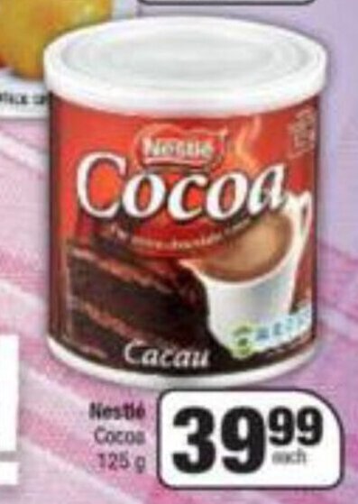 Nestle Cocoa 125g offer at Spar