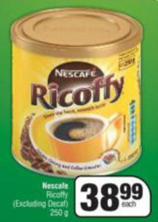 Ricoffy specials at Spar – Oct 2025