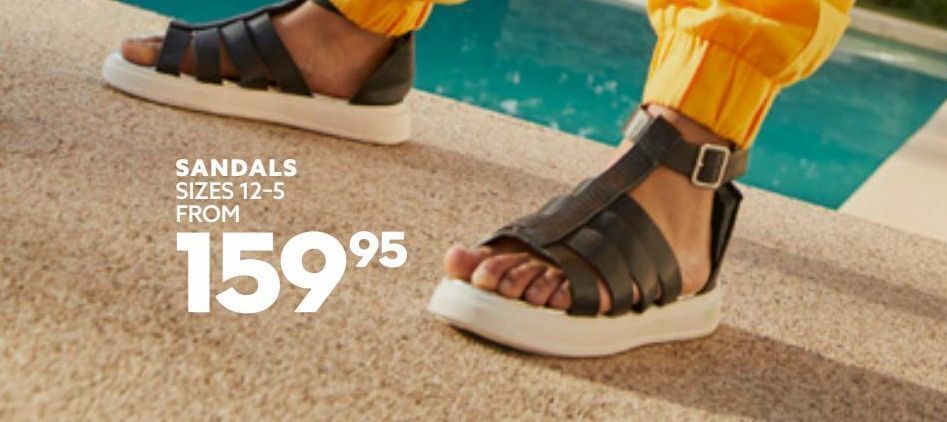 Sandals offer at Ackermans