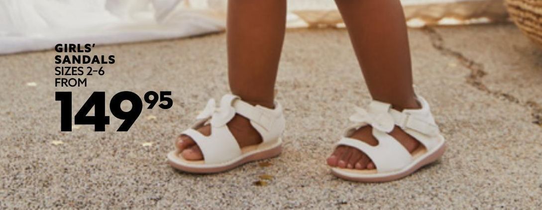 Baby sandals offer at Ackermans