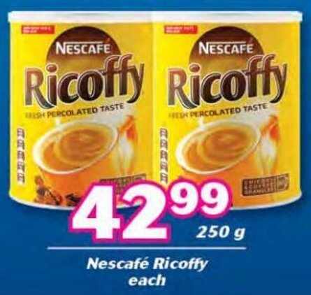 Nescafé Ricoffy each 750g offer at Cambridge Food