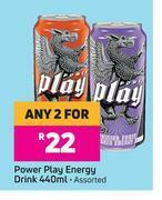 Power Play Energy Drink (Assorted)-For Any 2 x 440ml offer at Game
