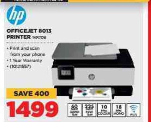 Hp - Officejet 8013 Printer - 10121557 offer at HiFi Corp