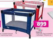 Little one camp cot-each offer at Game