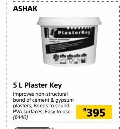5 l plaster key offer at Builders Warehouse