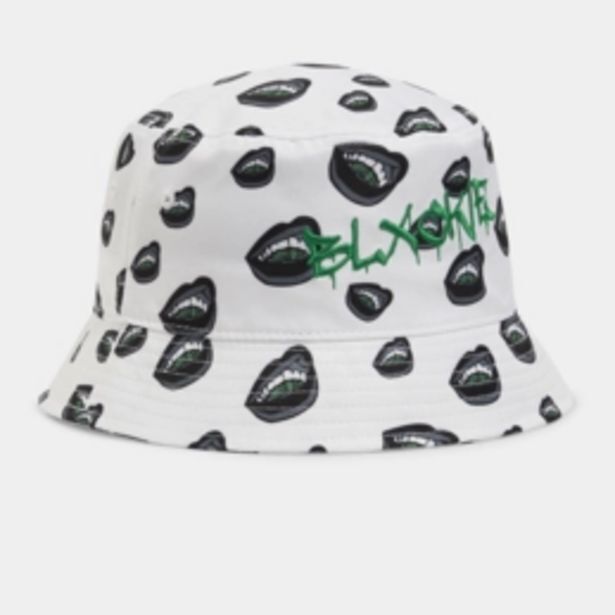 Redbat x blxckie aop green/white bucket hat offer at Sportscene