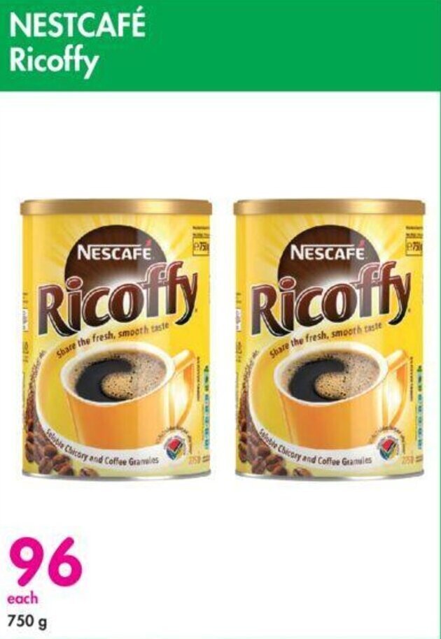 Nescafé Ricoffy 750g offer at Makro