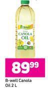 B-well canola oil-2l offer at Game