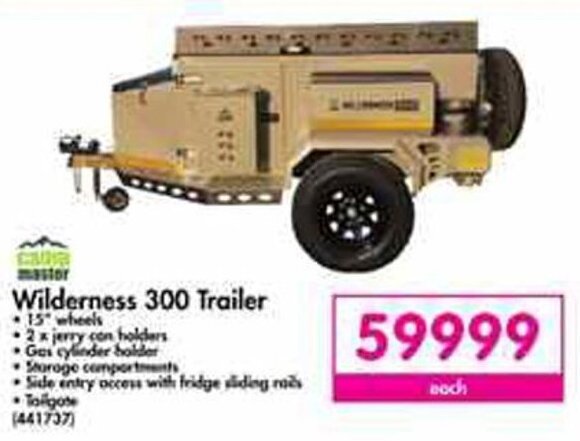 Camp Master Wilderness 300 Trailer offer at Makro
