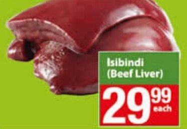 Isibindi (Beef Liver) offer at Check Save