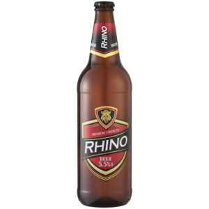 Rhino premium strength beer bottle 660ml offer at Shoprite Liquor