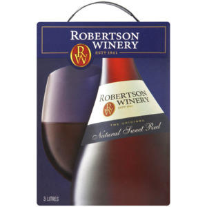 Robertson winery natural sweet red wine box 3l offer at Shoprite Liquor