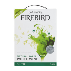 Overmeer cellars firebird natural sweet white wine box 3l offer at ...