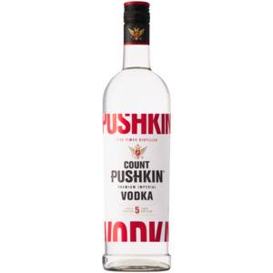 Count pushkin premium vodka bottle 750ml offer at Shoprite Liquor