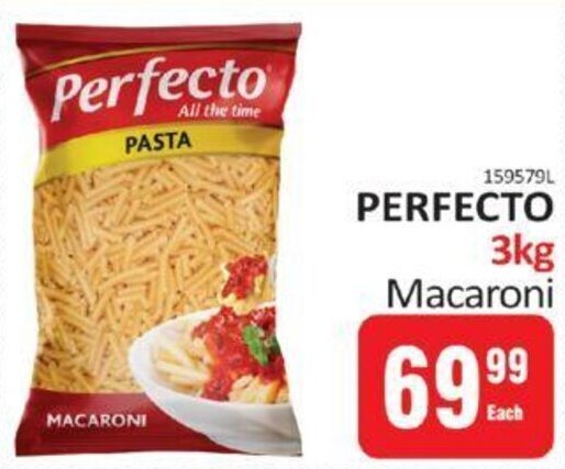 Perfecto Macaroni Pasta 3kg offer at KitKat Cash and Carry