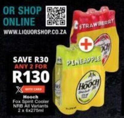 Hooch specials Checkers – Jun 2025