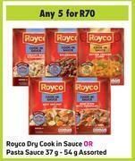 Royco dry cook in sauce or pasta sauce assorted-for 5 x 37g-54g offer ...