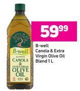 B-well canola & extra virgin olive oil blend-1l offer at Game