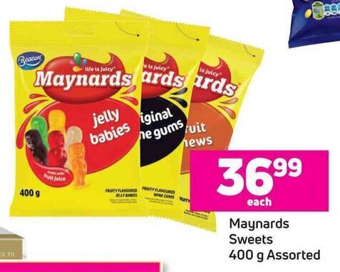 Maynards Sweets 400g assorted offer at Game