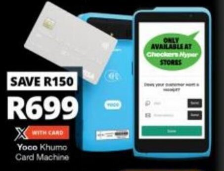 Yoco Khumo Card Machine offer at Checkers