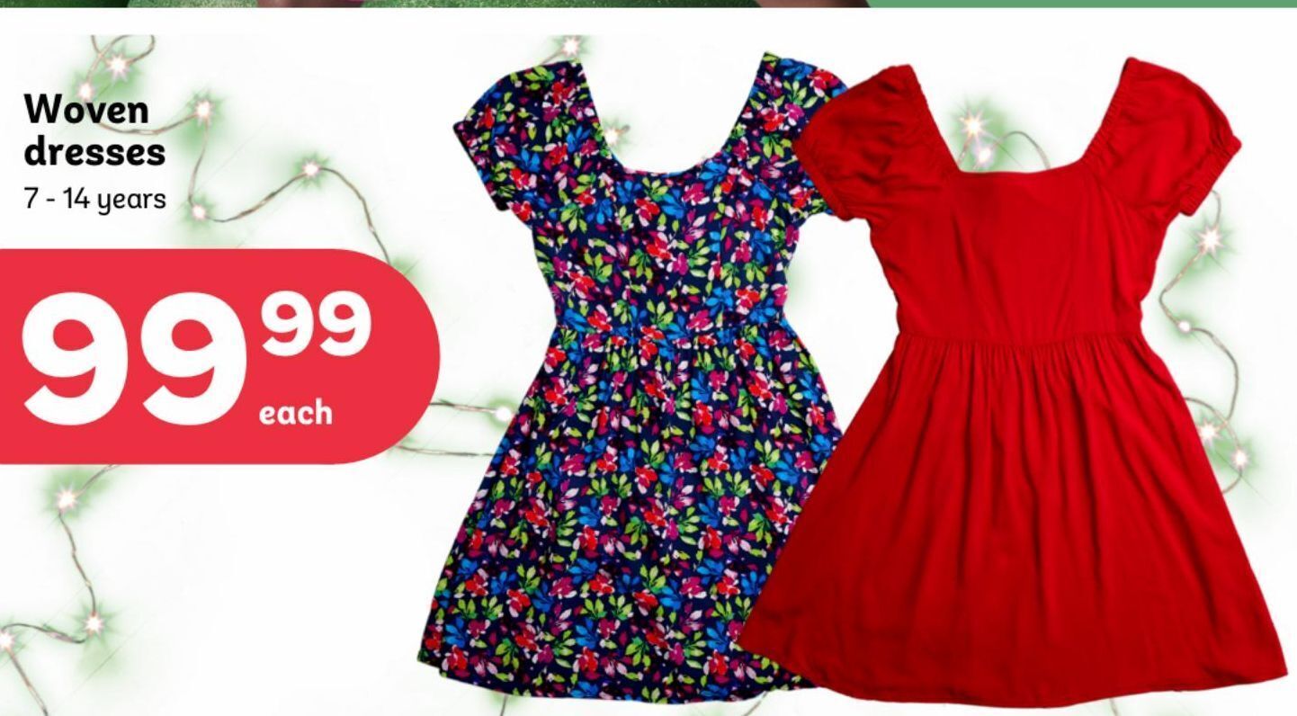 Woven dresses offer at PEP