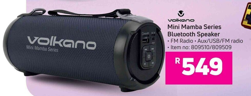 Volkano Mini Mamba Series Bluetooth Speaker offer at Game