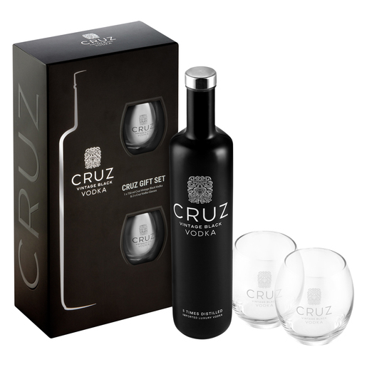 Cruz vintage black 750 ml & 2 glass offer at Pick n Pay Liquor