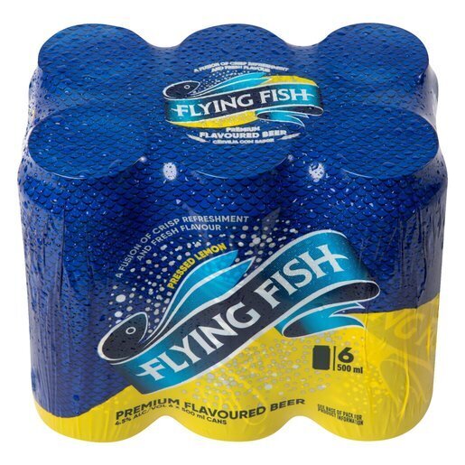 Flying fish lemon can 500ml x 6 offer at Pick n Pay Liquor