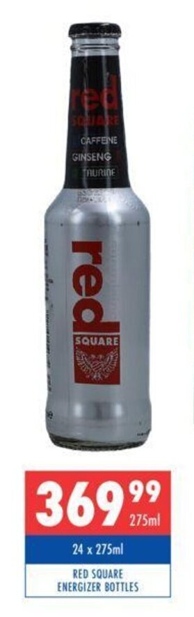 Red Square Energizer bottles 275ml offer at Ultra Liquors