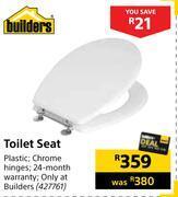 Builders toilet seat offer at Builders Warehouse