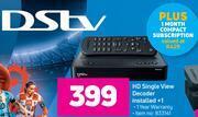 Dstv hd single view decoder installed +1 plus 1 month compact ...