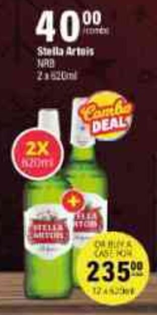 Stella Artois specials at Liquor City – Aug 2025