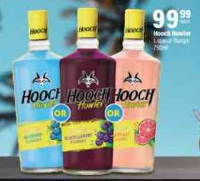 Hooch specials Liquor City – Apr 2025