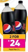 Pepsi max 2 l- for 2 offer at Game
