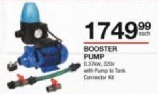 Booster Pump offer at Build It