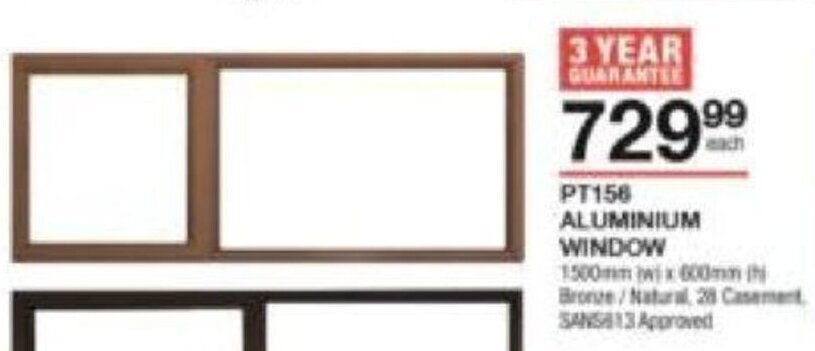 Aluminium Window offer at Build It