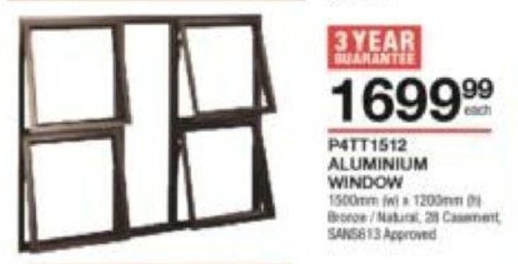 Aluminium Window offer at Build It