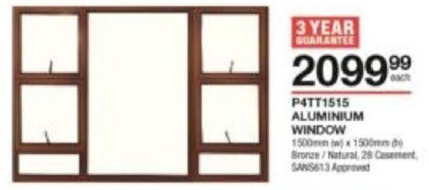 Aluminium Window offer at Build It