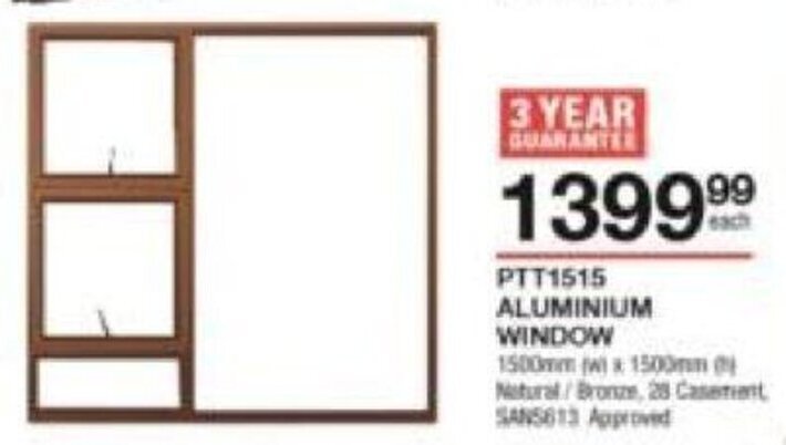 Aluminium Window offer at Build It