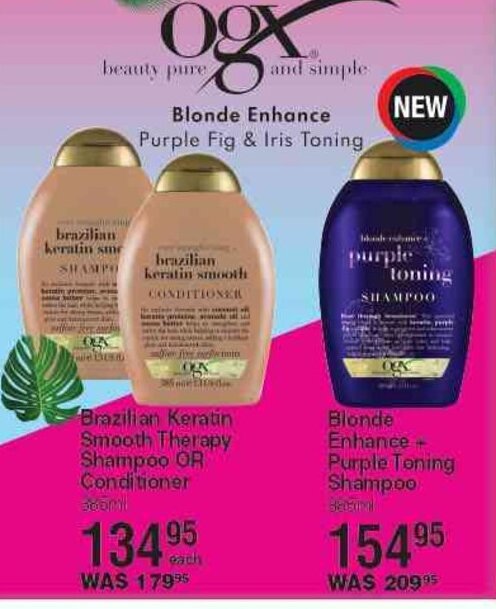 Brazilian Keratin Smooth Therapy Shampoo or Conditioner offer at Dis-Chem