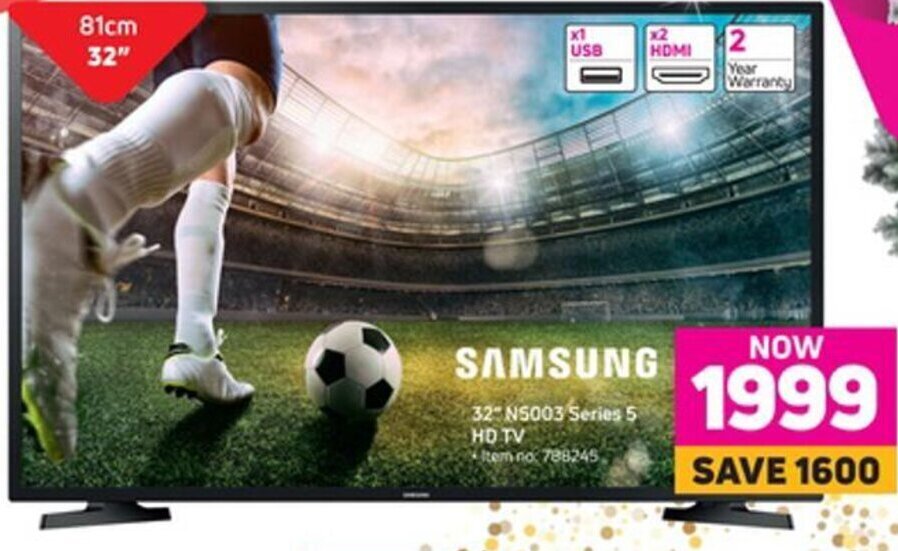 Samsung 32" HD TV offer at Game