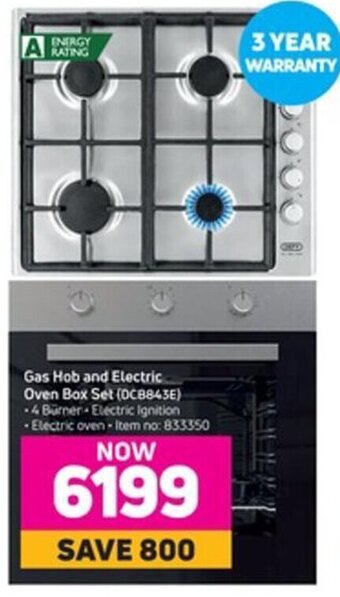 Gas Hob and Electric Oven Box Set offer at Game