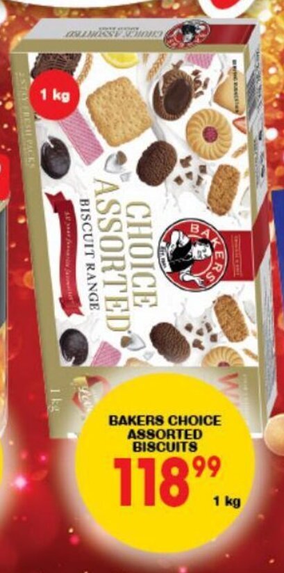 Bakers Choice Assorted Biscuit 1kg offer at Giant Hyper