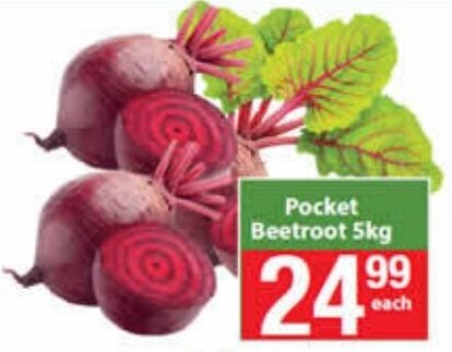 Pocket Beetroot 5kg offer at Check Save