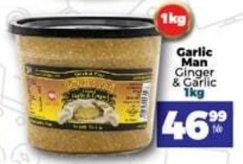 Garlic Man Garlic & Ginger 1kg offer at Take 'n Pay